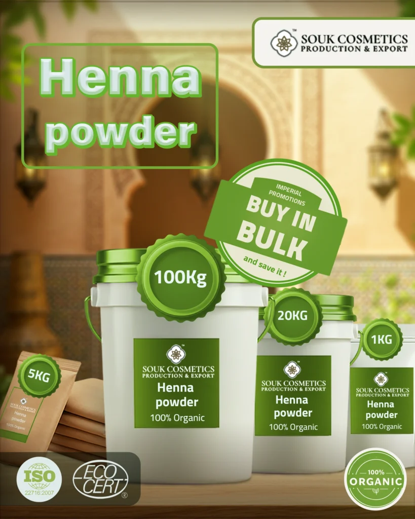 Moroccan henna powder - Wholesale & Private Label Supplier